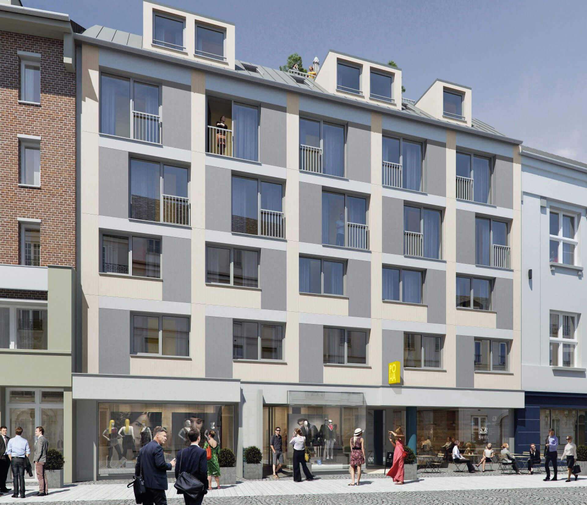 POHA House Aachen - Living and coming together